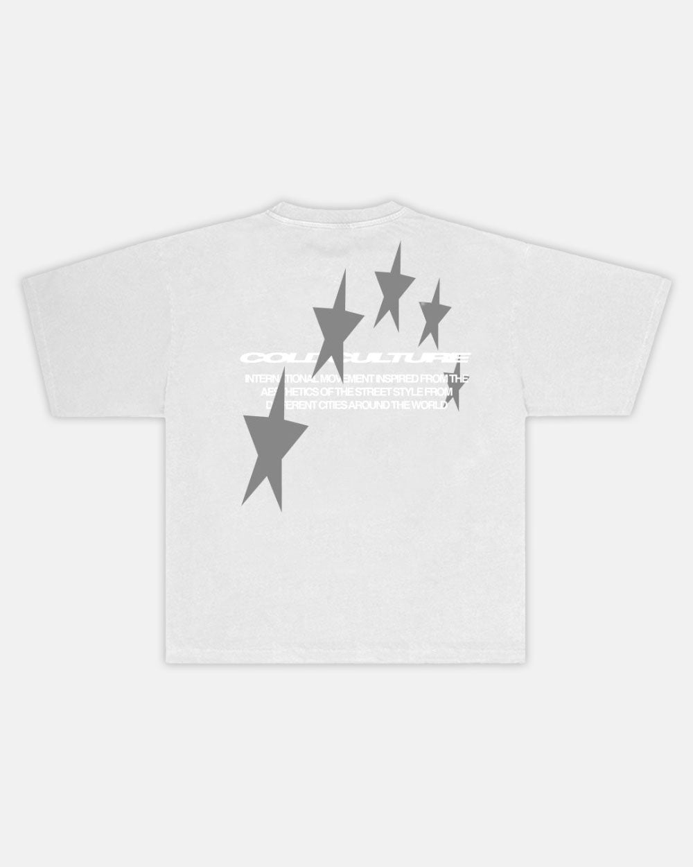 COSMOS ARC TEE LIGHT GREY | COLD CULTURE™ | STREETWEAR CLOTHING BRAND