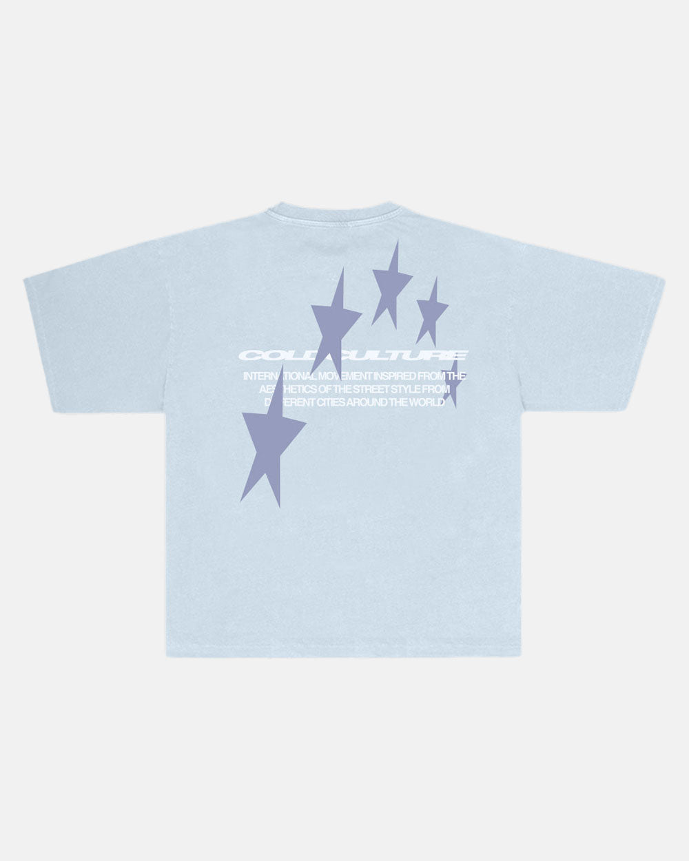 COSMOS ARC TEE SHADY BLUE | COLD CULTURE™ | STREETWEAR CLOTHING BRAND
