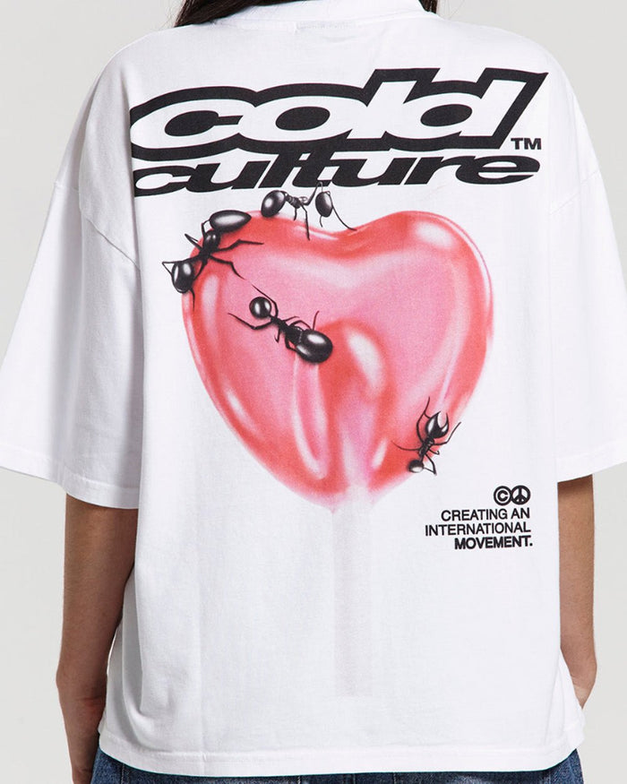 LOLLIPOP TEE WHITE | COLD CULTURE™ | STREETWEAR CLOTHING BRAND