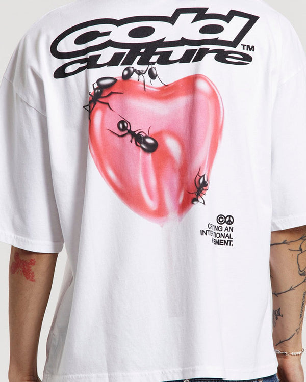 LOLLIPOP TEE WHITE | COLD CULTURE™ | STREETWEAR CLOTHING BRAND