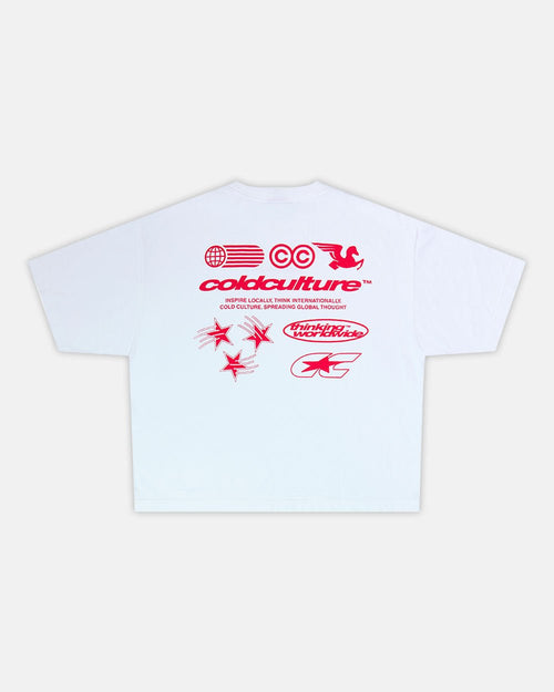 LOLLIPOP TEE WHITE | COLD CULTURE™ | STREETWEAR CLOTHING BRAND