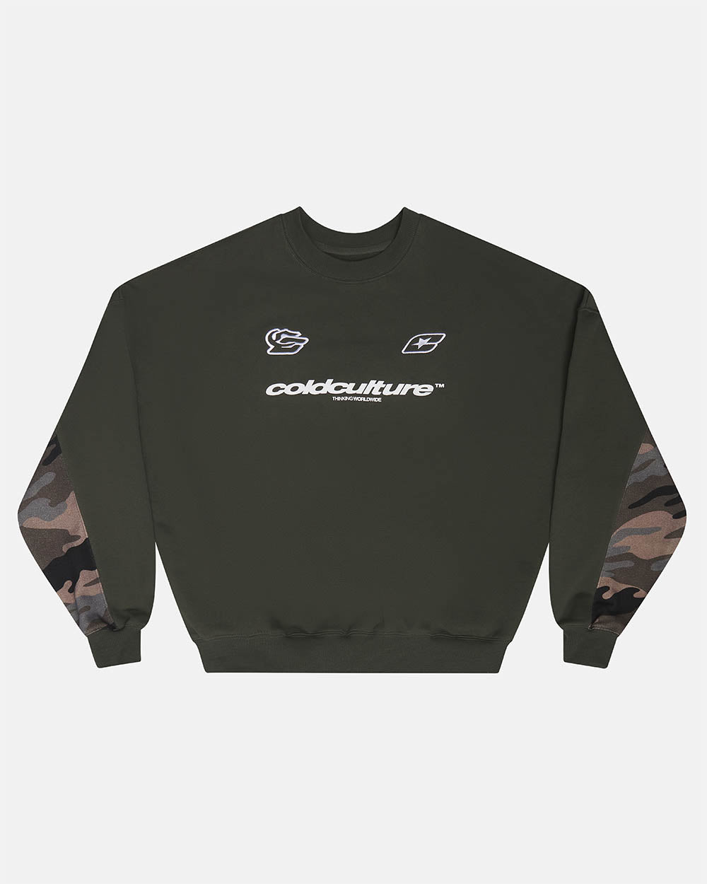 RACING CREWNECK CAMO GREY