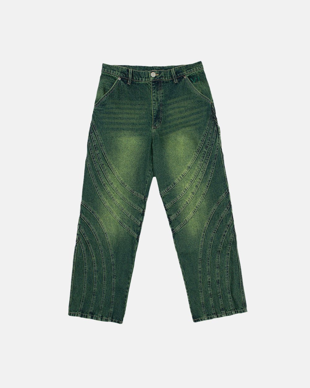 V1 MAZE PANTS GREEN DENIM | COLD CULTURE™ | STREETWEAR CLOTHING BRAND